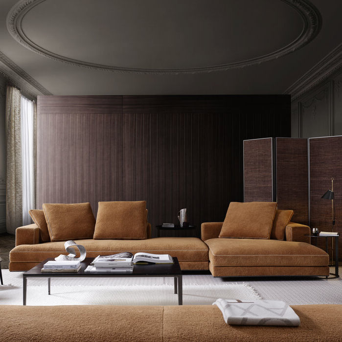 Modular sofa - Arbiter - MAXALTO - corner / contemporary / fabric