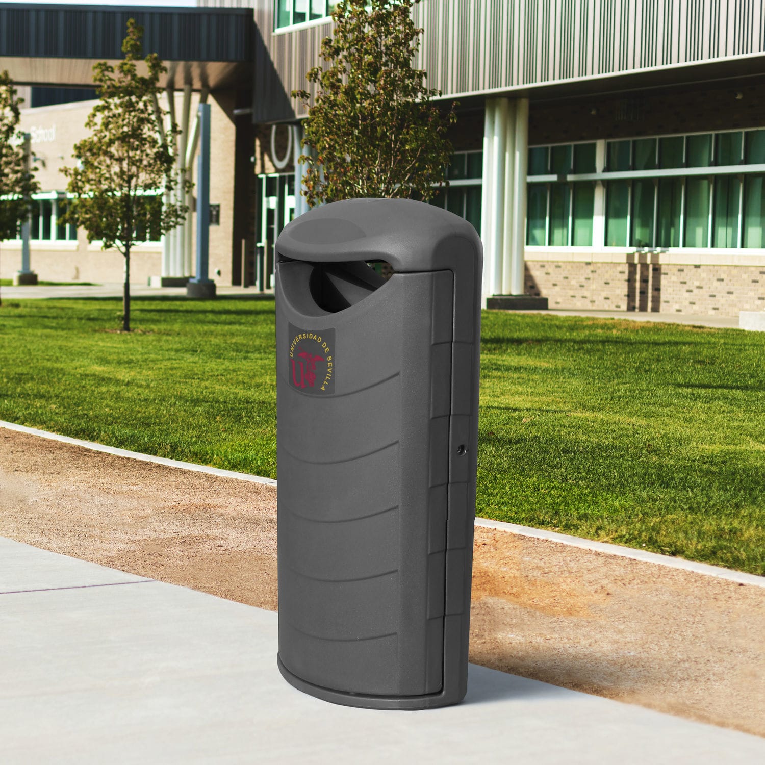 Public trash can - Boston - CERVIC ENVIRONMENT - galvanised steel ...