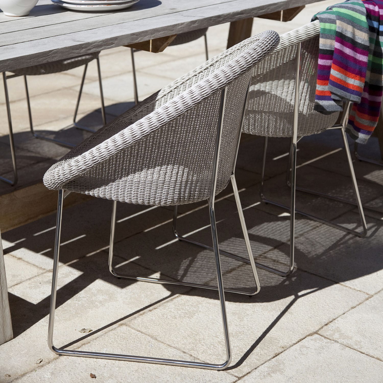 Contemporary dining chair - GIPSY - VINCENT SHEPPARD - outdoor / wicker ...
