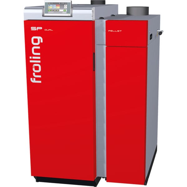 Wood boiler - SP DUAL - FROLING - log-burning / pellet / residential