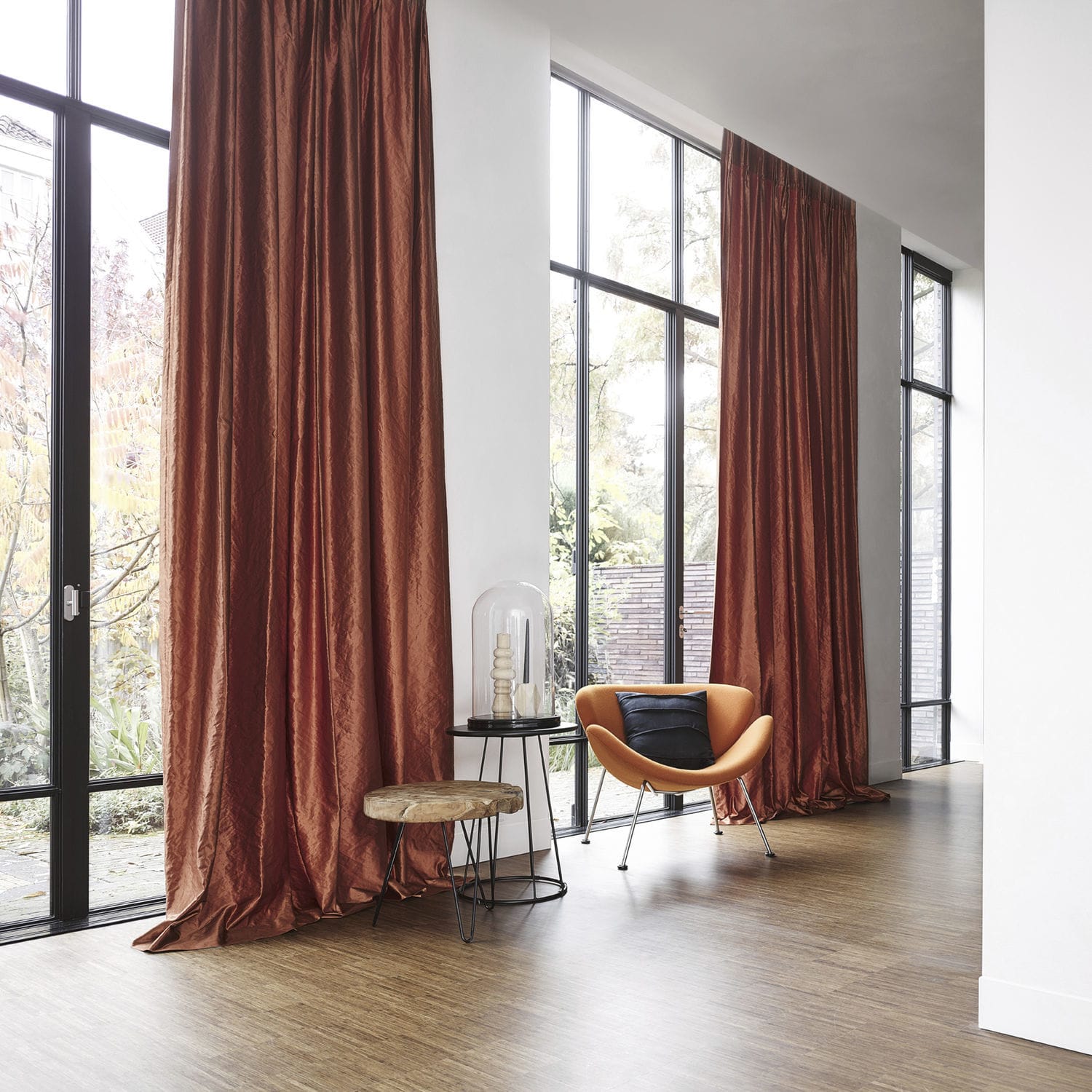 Curtain fabric - POTENZA - KOBE INTERIOR FABRICS - plain / polyester ...