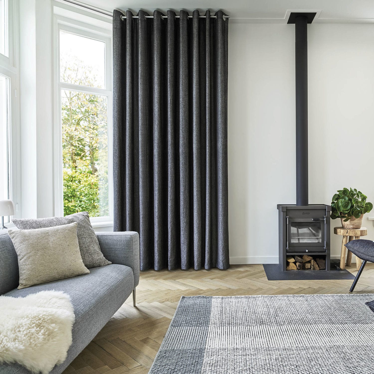 Upholstery fabric - PESARO - KOBE INTERIOR FABRICS - plain / linen ...