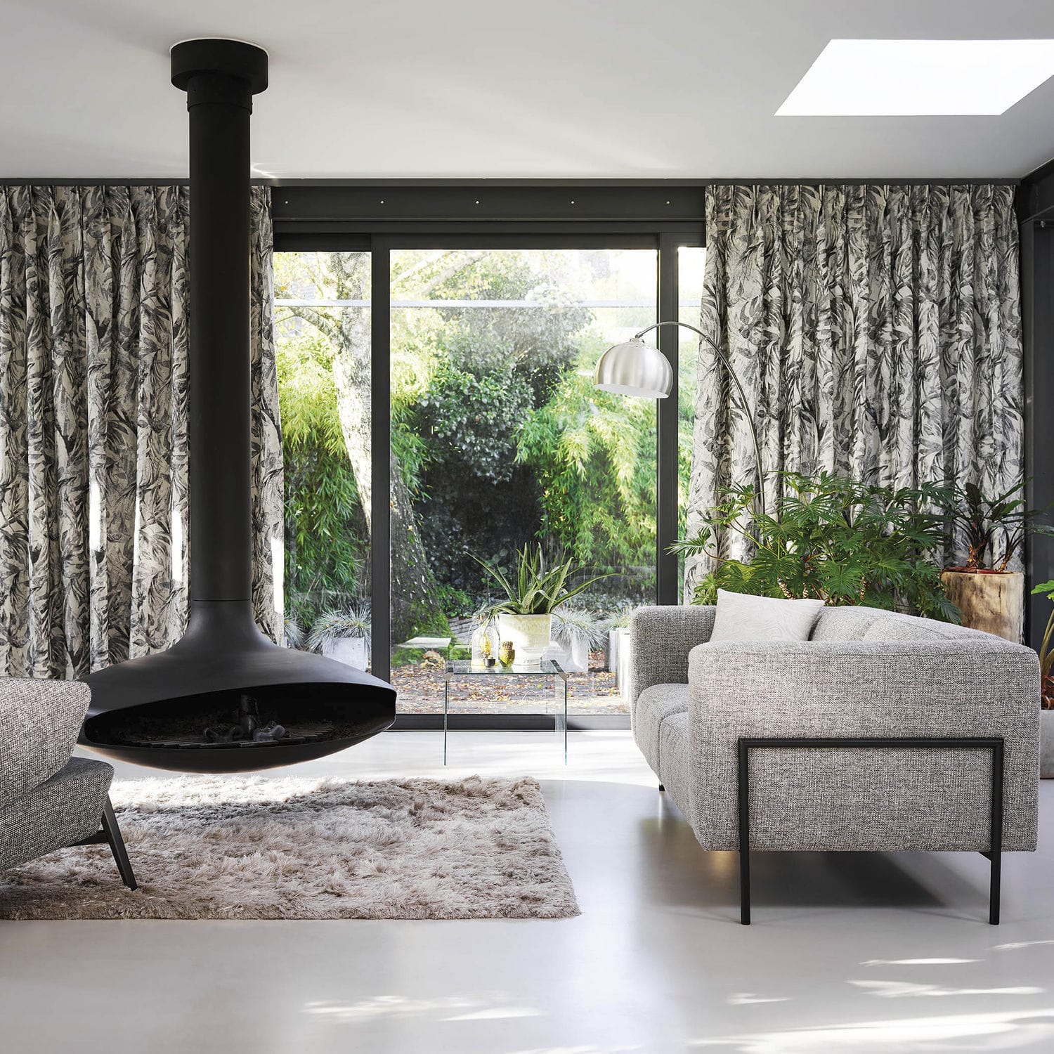 Curtain fabric - REFLECT - KOBE INTERIOR FABRICS - nature pattern ...