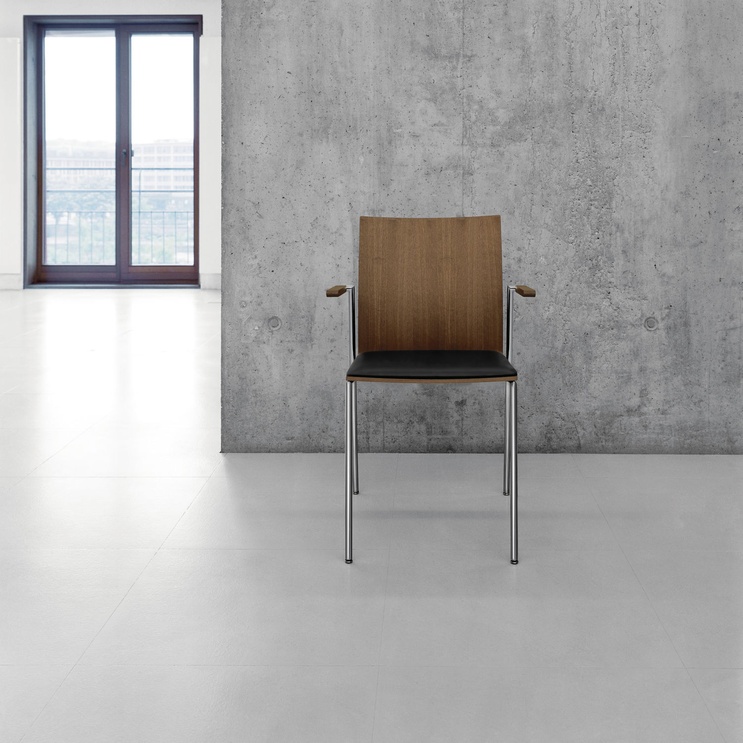 Minimal visitor chair - MILANO LIGHT 5206/A - Brunner GmbH - indoor ...