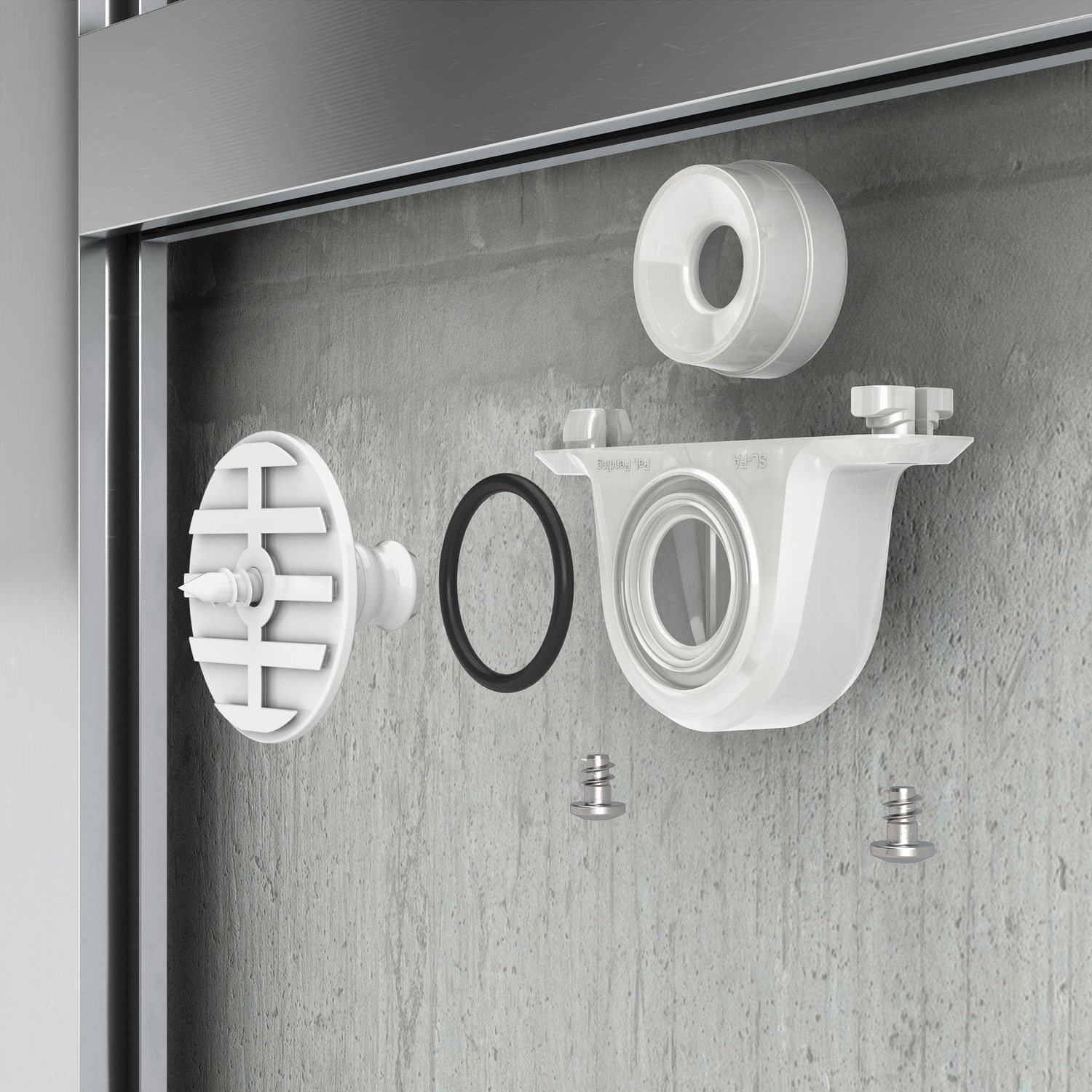 Plastic fastening system - SL-FA - FASTMOUNT - rubber / for panels ...