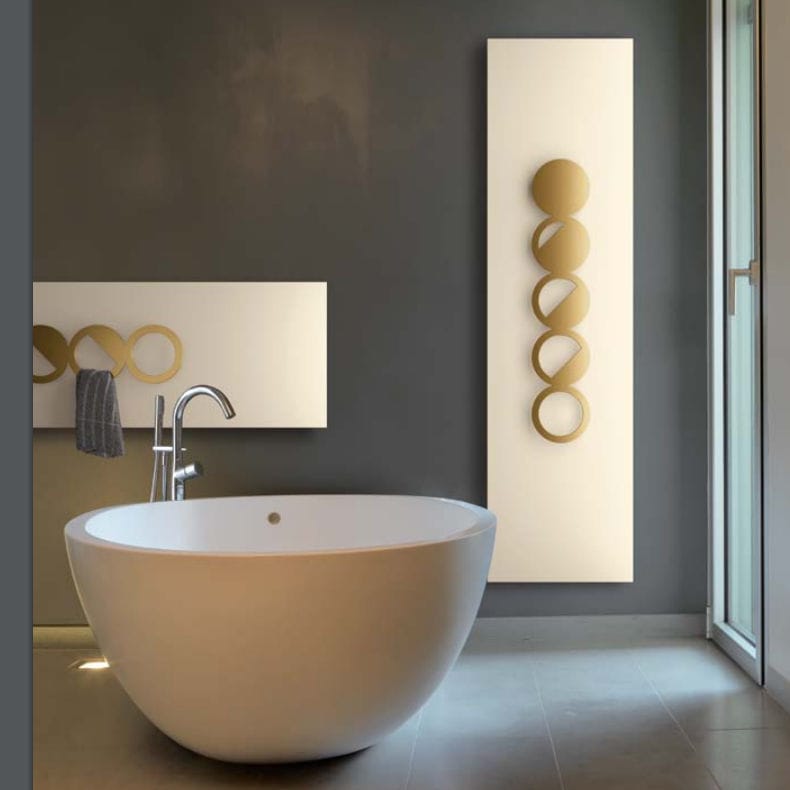 Hot water towel radiator - NATURE YIN ECLIPSE - K8 Radiatori - 0...500 ...