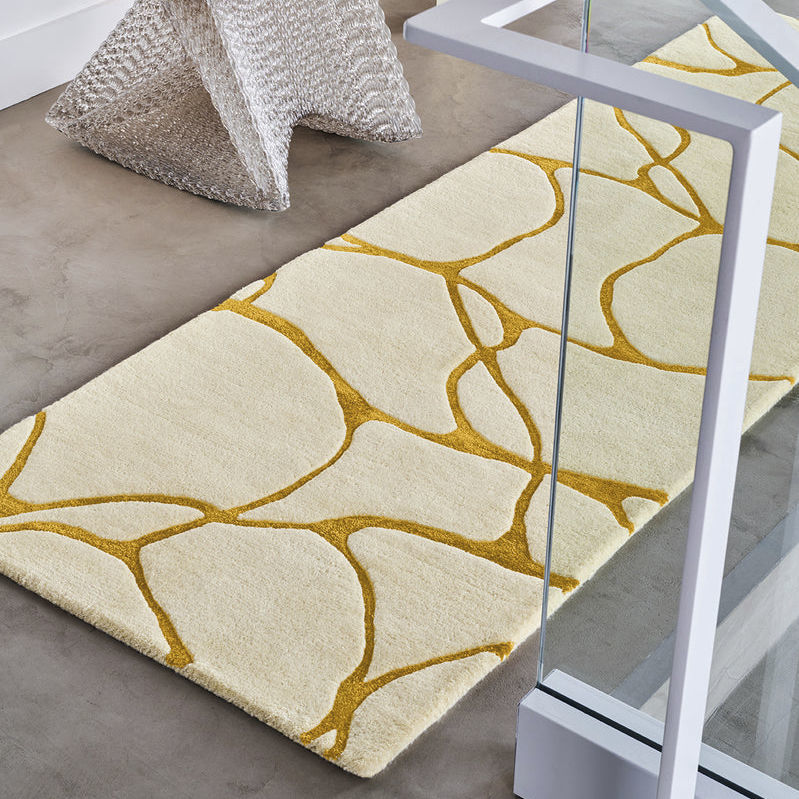 Contemporary rug - Amber - TOULEMONDE BOCHART - patterned / wool / viscose