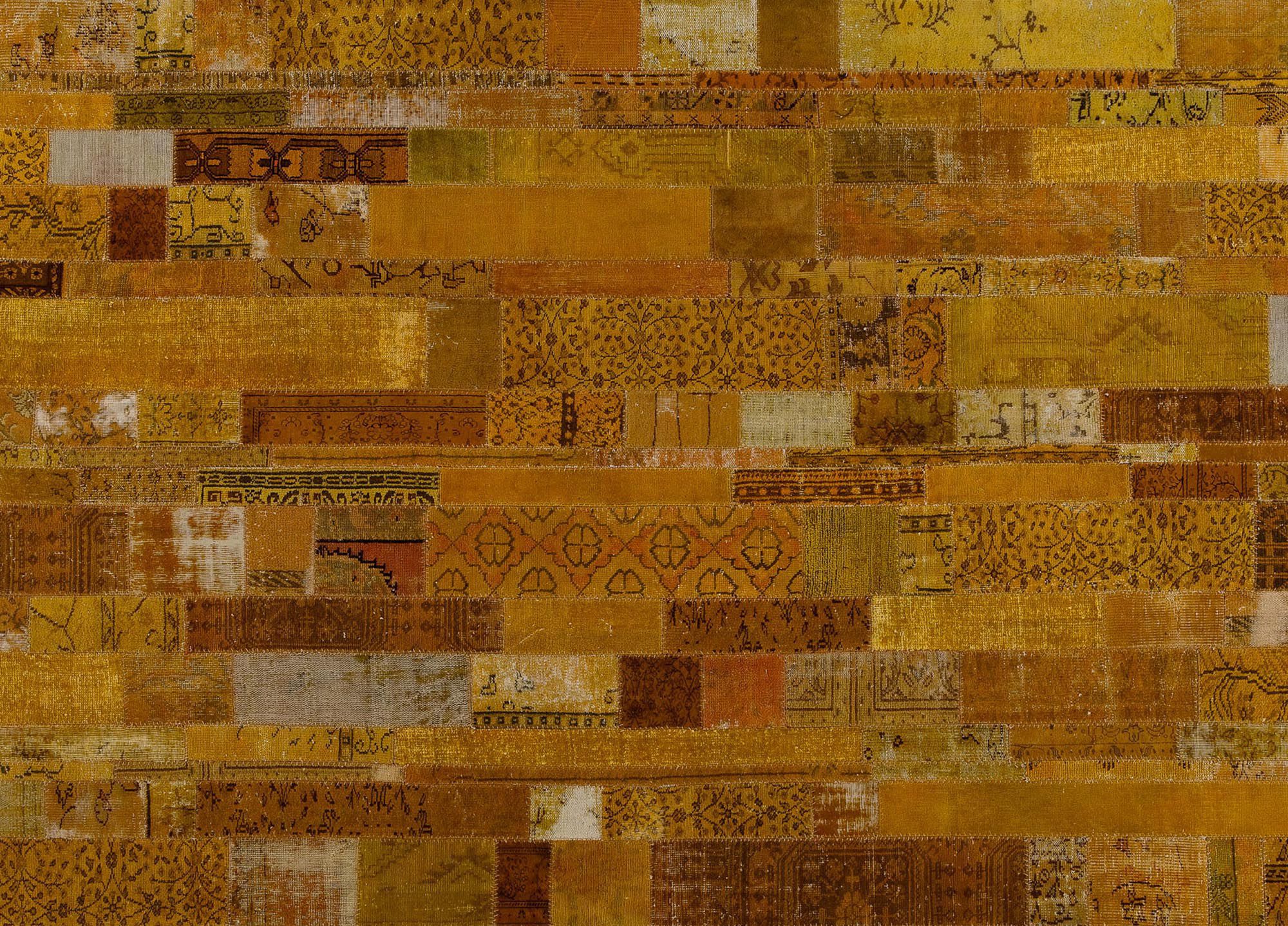 Contemporary rug - RESTYLED : DPWR 8556 - Golran - patchwork / wool ...