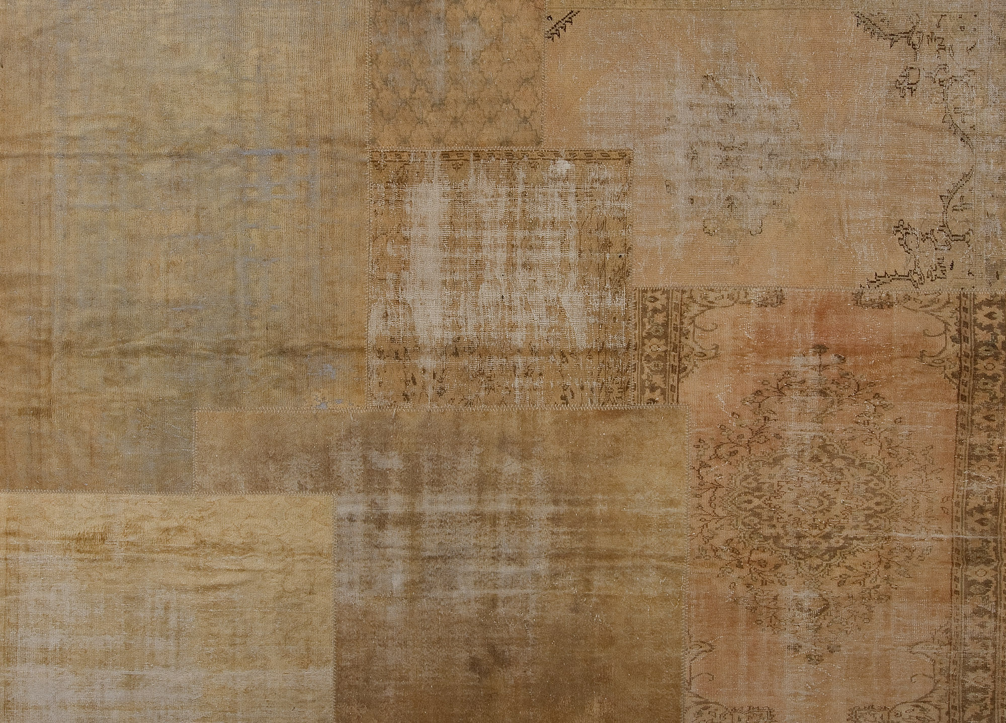 Contemporary rug - RESTYLISED : DPWR 9207 - Golran - patchwork / wool ...