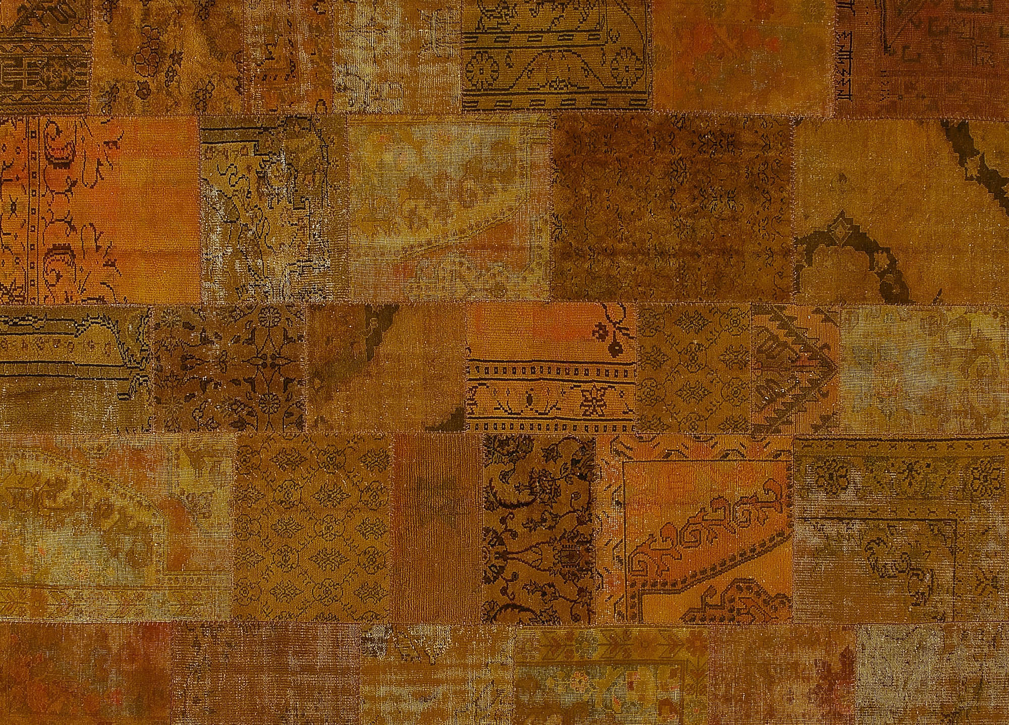 Contemporary rug - DPW 8435 - Golran - patchwork / wool / cotton