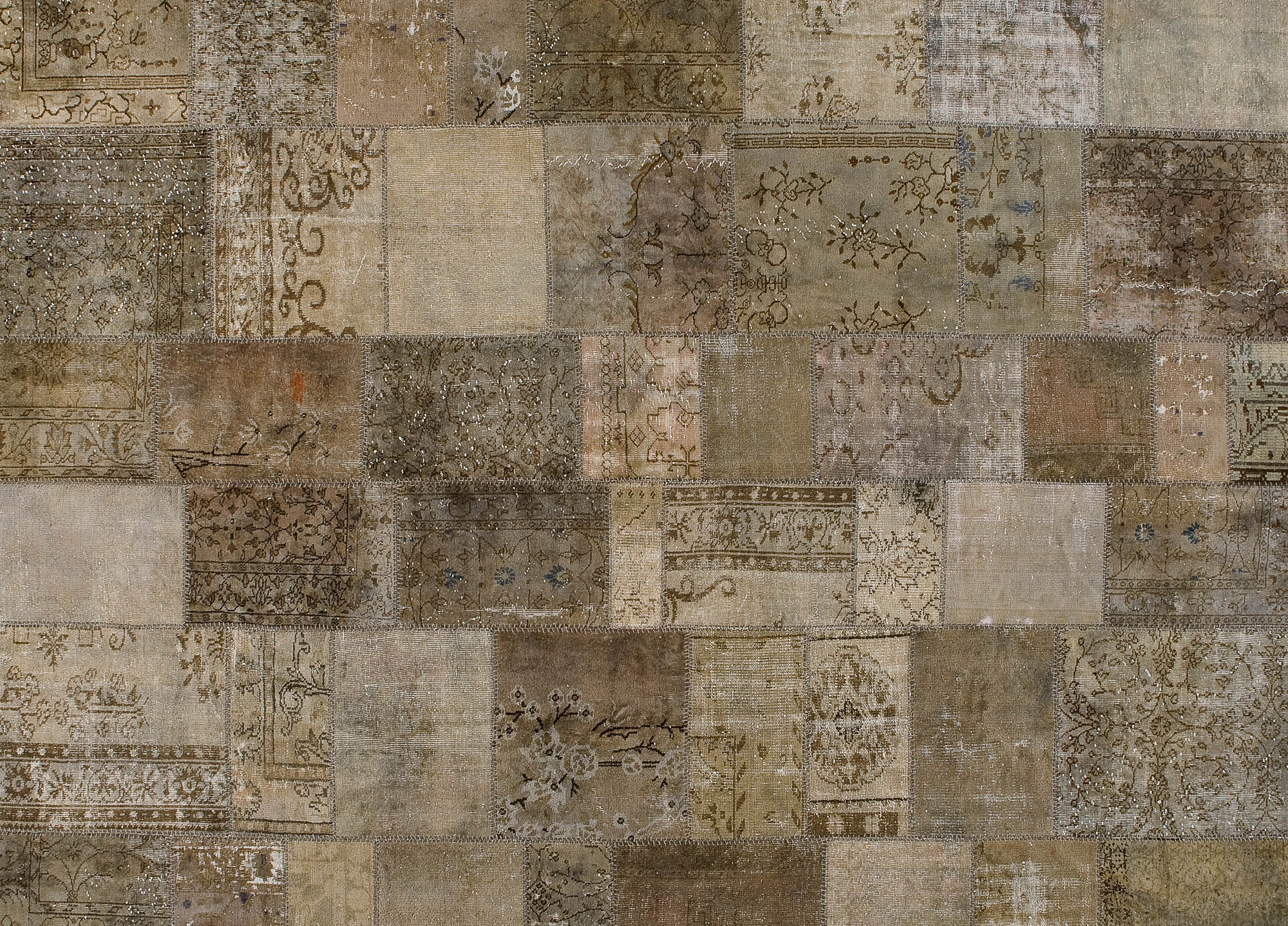 Contemporary rug - DPW 9338 - Golran - patchwork / wool / cotton