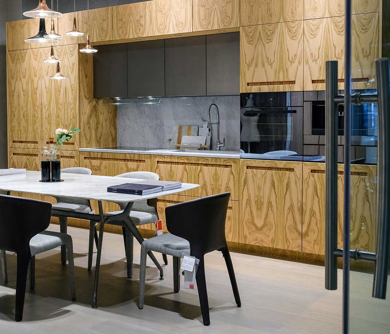 Contemporary kitchen - 201910 - TM Italia - wooden / marble / modular