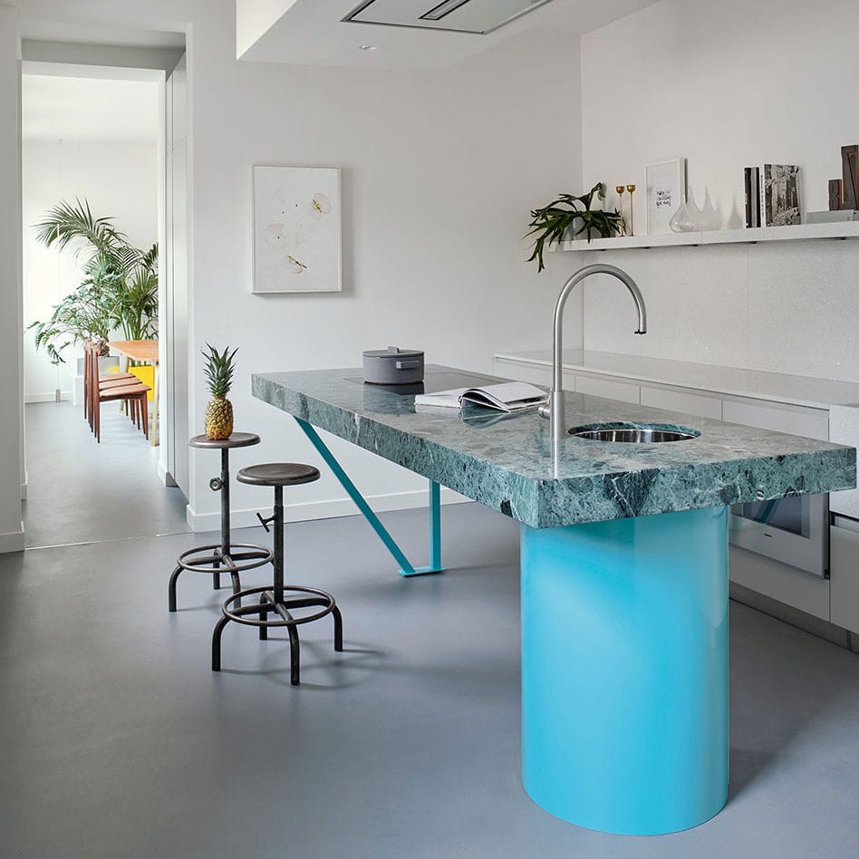 Contemporary kitchen - 201703 - TM Italia - natural stone / island ...