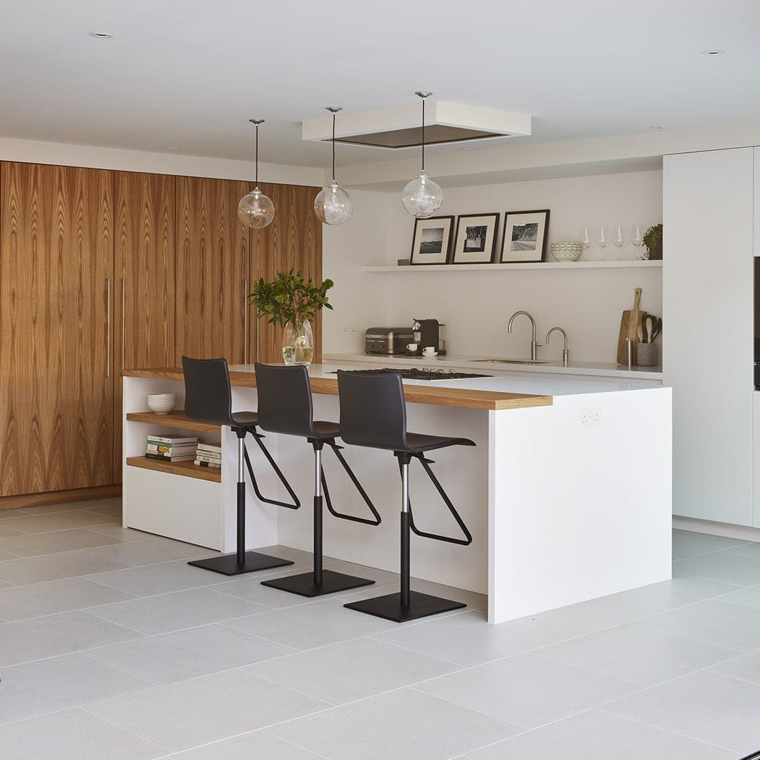 Contemporary kitchen - 201707 - TM Italia - wooden / Corian® / island