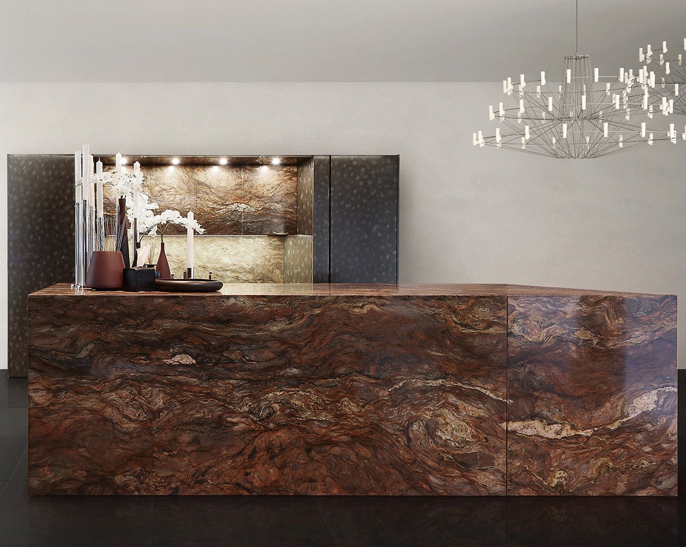 Contemporary kitchen - 20151102 - TM Italia - stone / quartzite / metal
