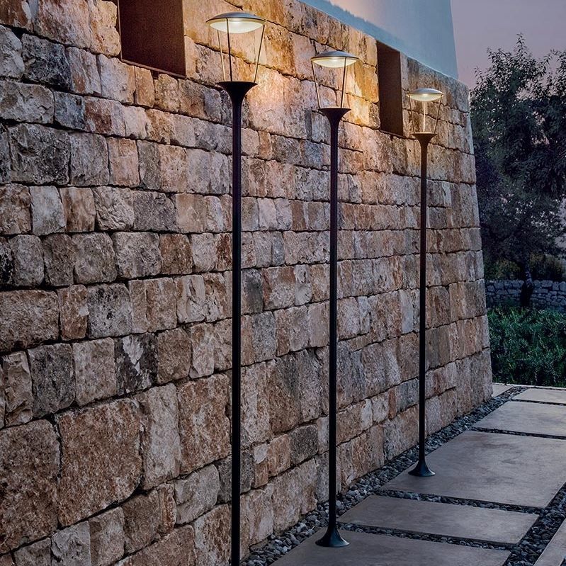 Urban lamp post - Pharos - Ethimo - contemporary / aluminum / LED