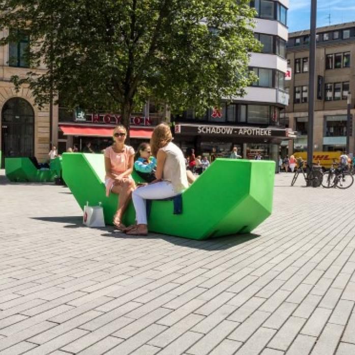 Concrete paving slab - DECADO - URBASTYLE - pedestrian / for public spaces