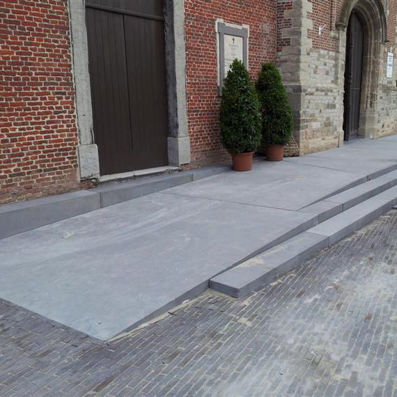 Concrete access ramp - DECKING ELEMENTS - URBASTYLE - handicapped