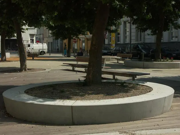 Concrete Benches For Around Tree Circular Benches To Wraparound A Tree