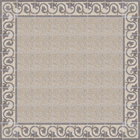 Terrazzo border tile - CYCLAMEN - couleurs et matières - wall-mounted ...