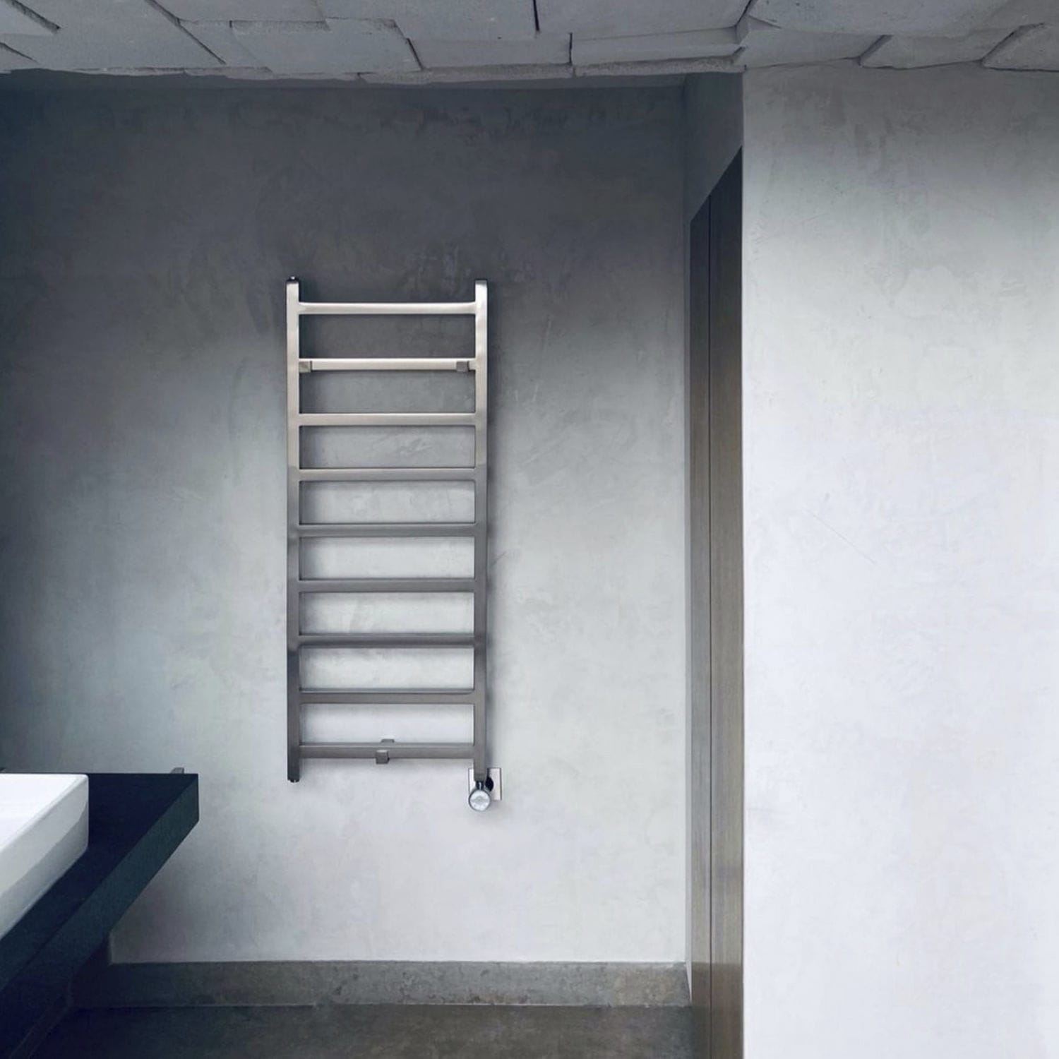 Electric towel radiator - STEEL GLAMOUR - FOURSTEEL - 0...500 w / 600 w ...