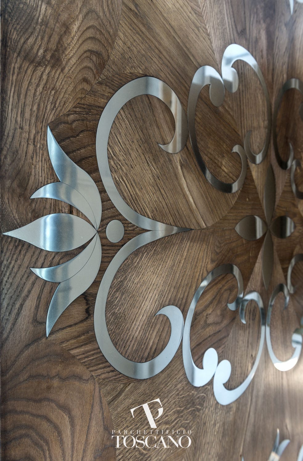 Interior decorative panel - Parchettificio Toscano Srl - oak / steel ...