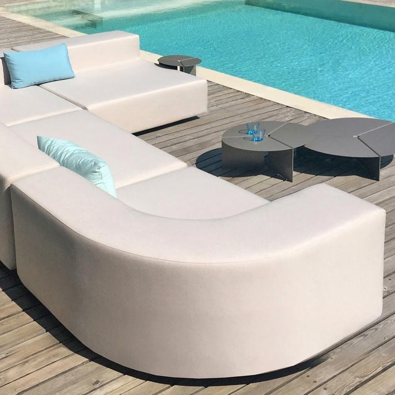 Modular sofa - LOOP - april furniture - corner / semicircular ...