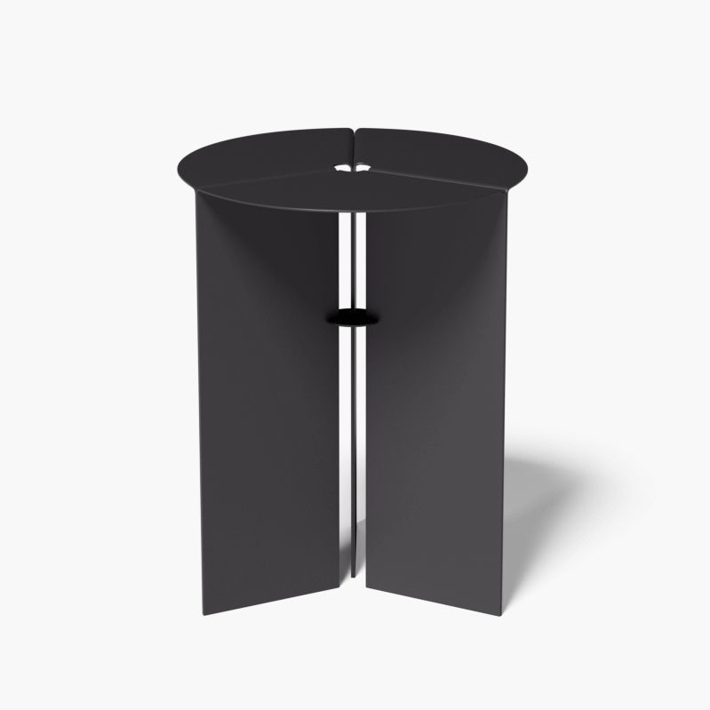 Contemporary side table - PEACE - april furniture - stainless steel ...