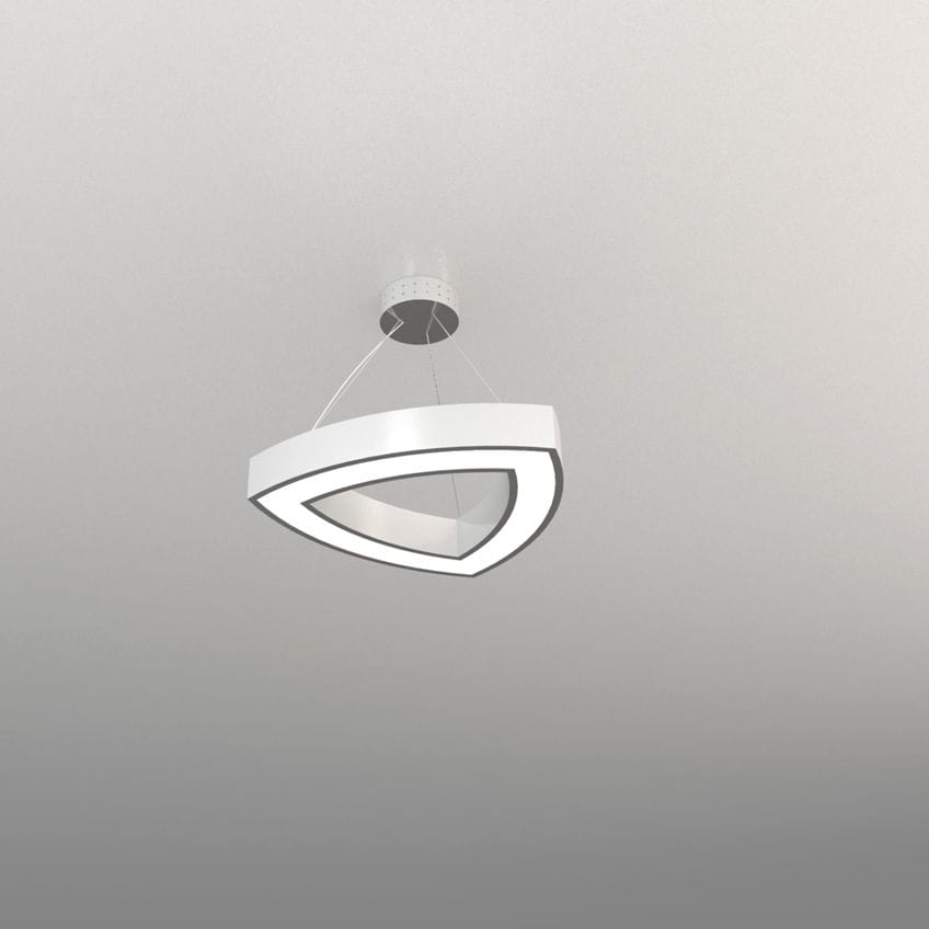 Hanging light fixture - CIRCULATION : NAF T - NEONNY - LED / aluminum ...