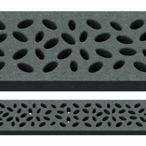 Drainage channel with grating - JONITE: PEBBLES - Lateral Design Studio ...