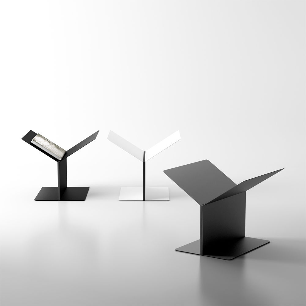 Contemporary magazine rack - MOTT - Systemtronic - home / tertiary / steel