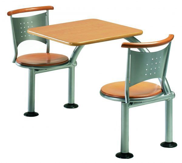 Contemporary table and chair set - NERO - Redi - painted metal ...