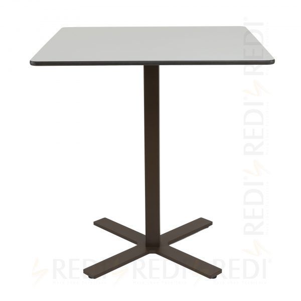 Contemporary table - XIS - Redi - painted metal / painted metal base ...