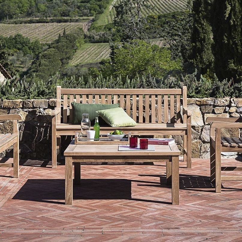 Traditional garden bench - Classica - Il Giardino di Legno - teak ...