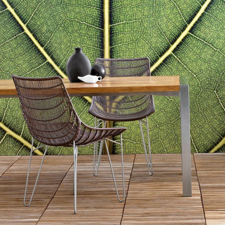 Contemporary garden chair - Infinity - Il Giardino di Legno - PVC ...