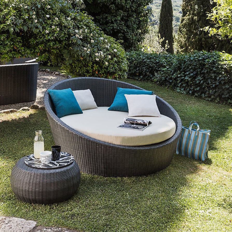 Contemporary daybed - Sentosa - Il Giardino di Legno - fabric ...