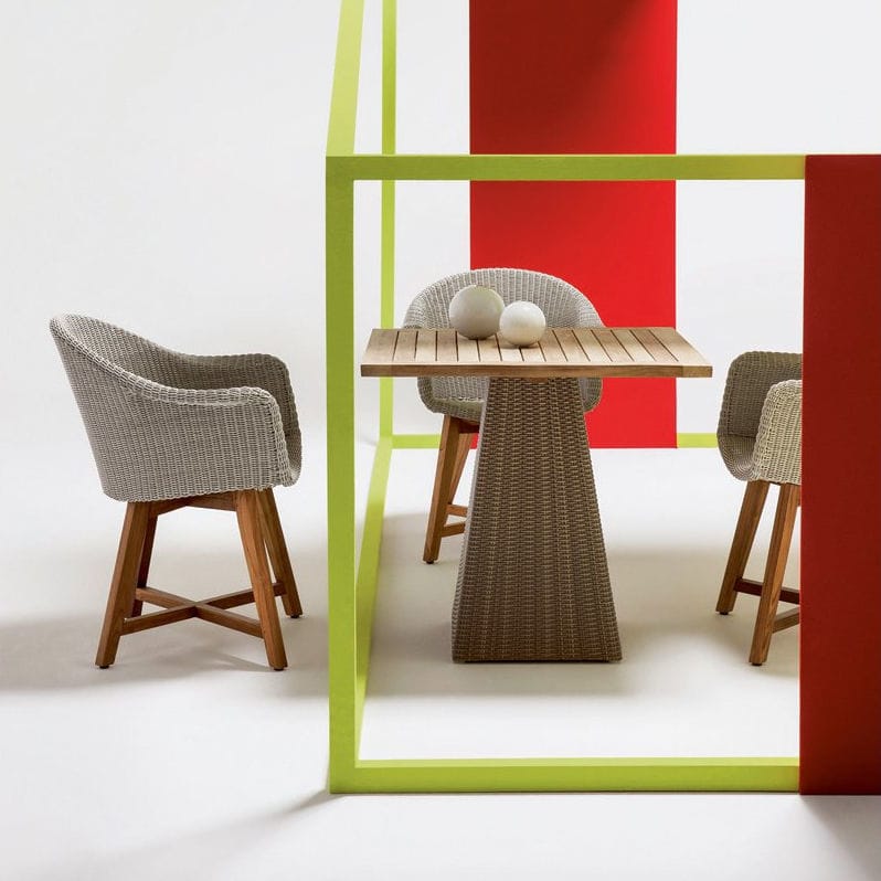 Contemporary dining table - Gipsy - Il Giardino di Legno - teak ...