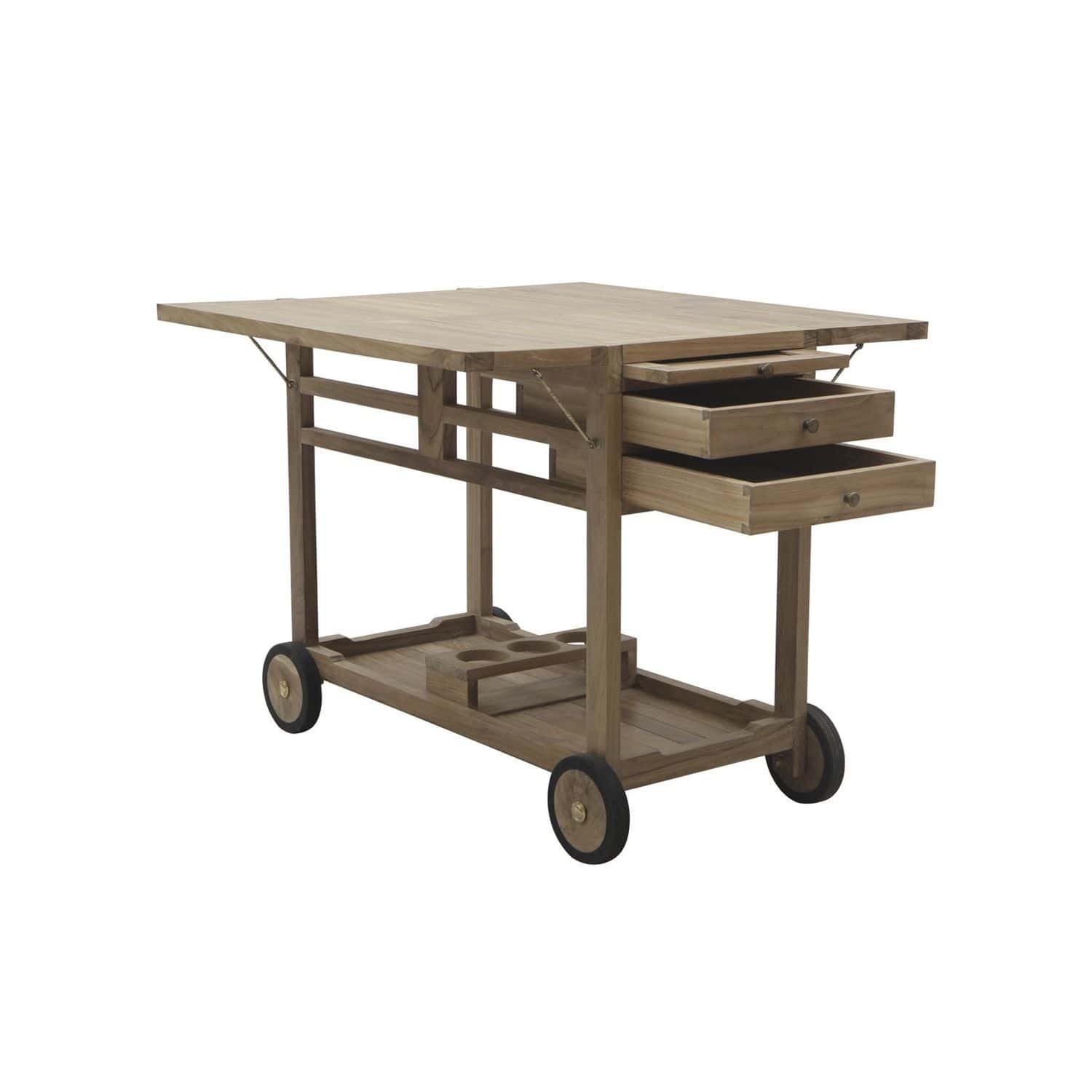 Commercial trolley - Telemaco - Il Giardino di Legno - folding / teak ...