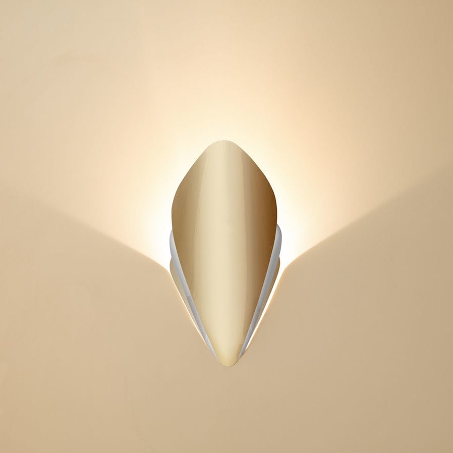Contemporary wall light - BLOOM - Ginger & Jagger - indoor / metal / nickel