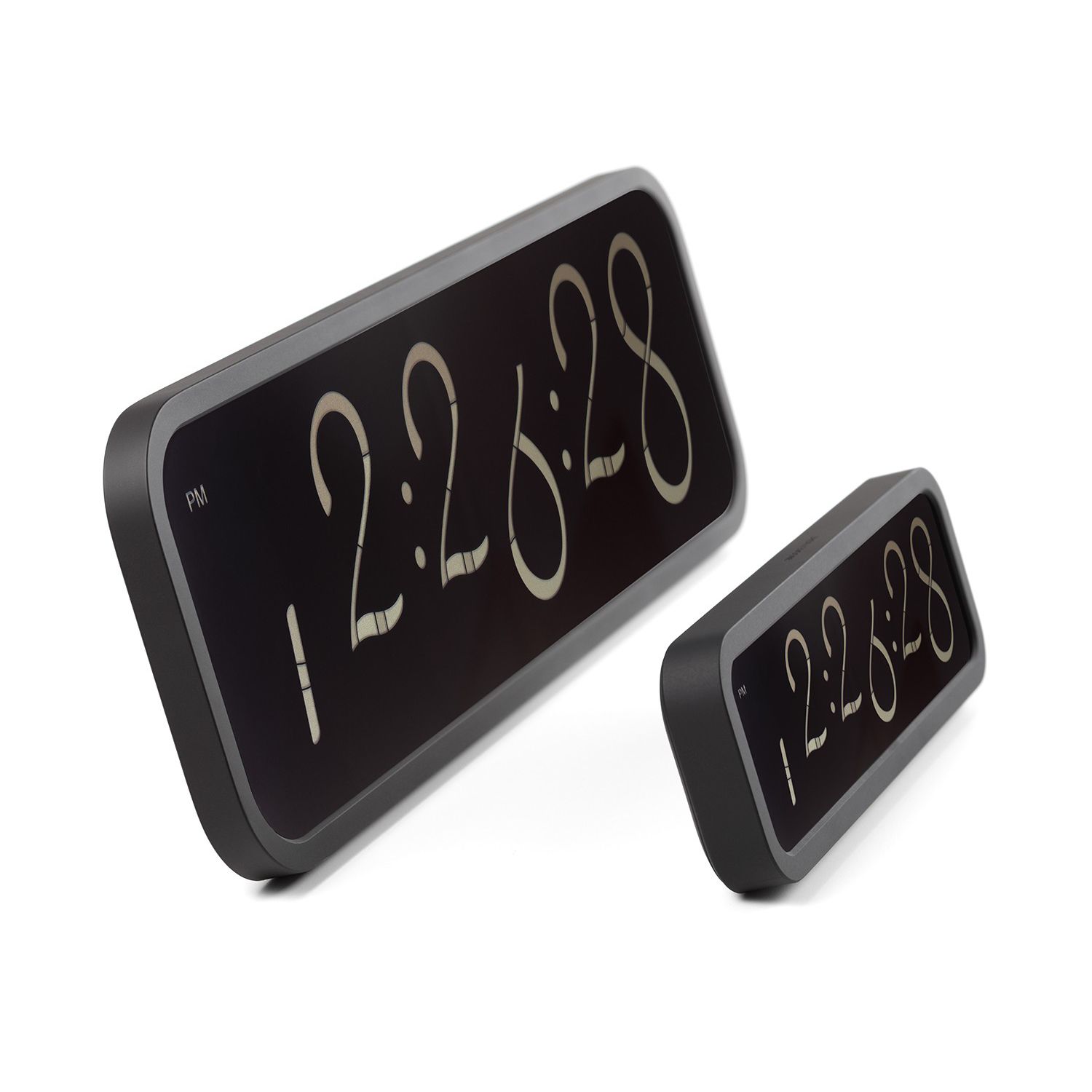 Contemporary clock - SCRIPT : LR133N - LEXON - table / digital / ABS