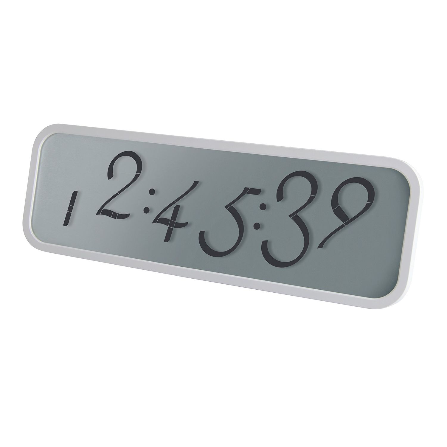 Contemporary clock - SCRIPT : LR134W - LEXON - table / digital / ABS