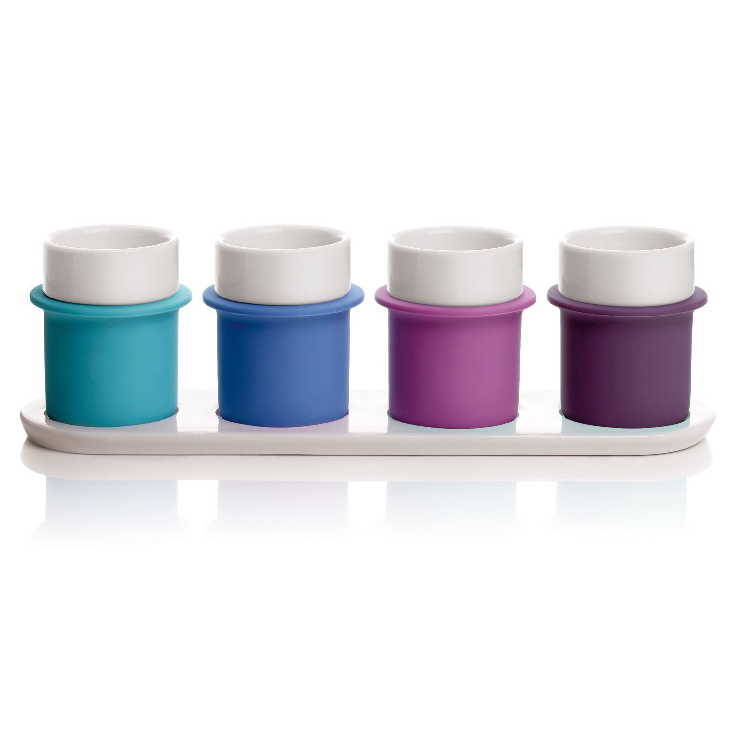 Silicone rubber tea set - BOLYTEA: LH38CC - LEXON - porcelain / for ...