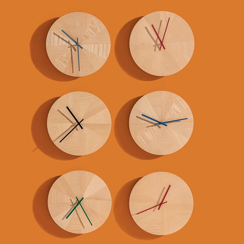 Contemporary clock - PIECES OF TIME - DISCIPLINE - wall-mounted ...