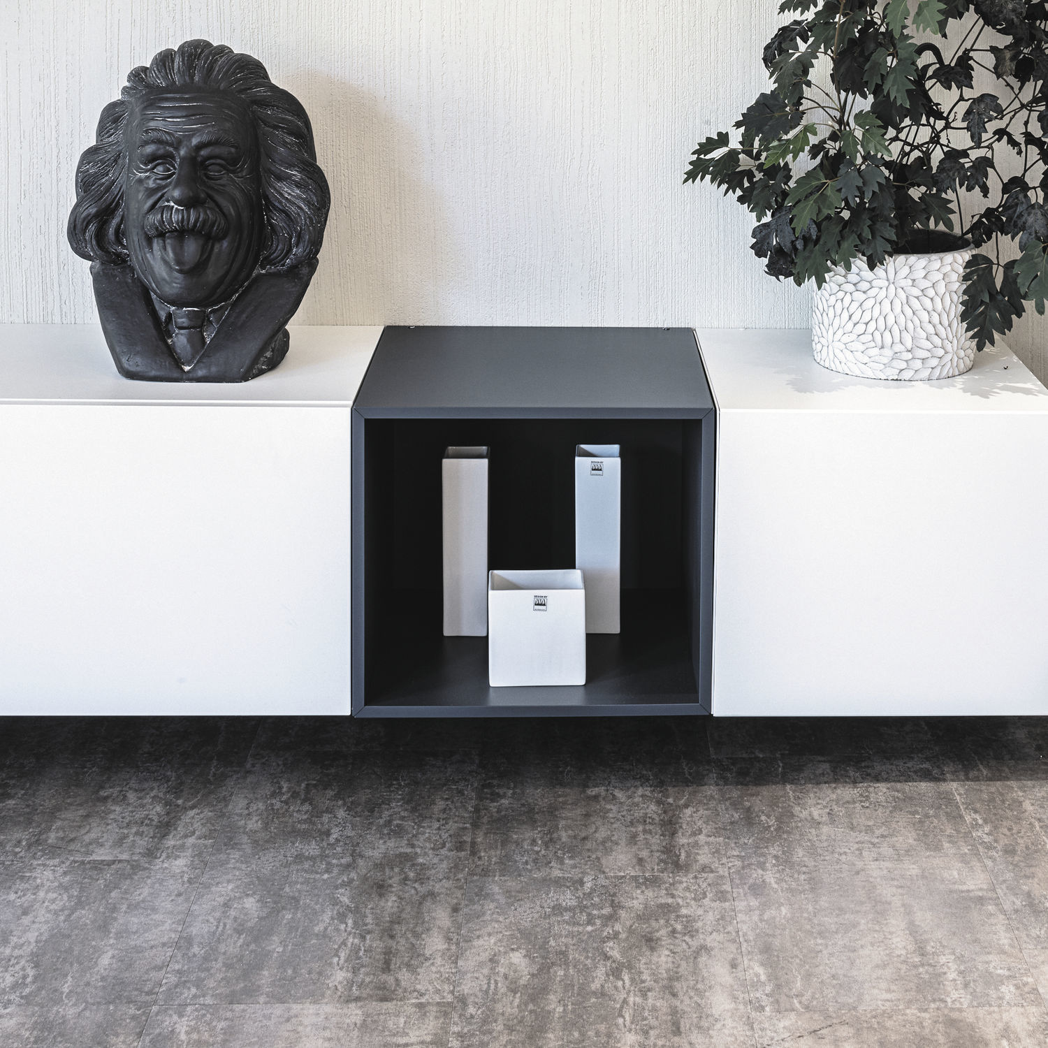 Furniture decorative panel - 25720 MN GRAPHITE - Kaindl - for interior ...