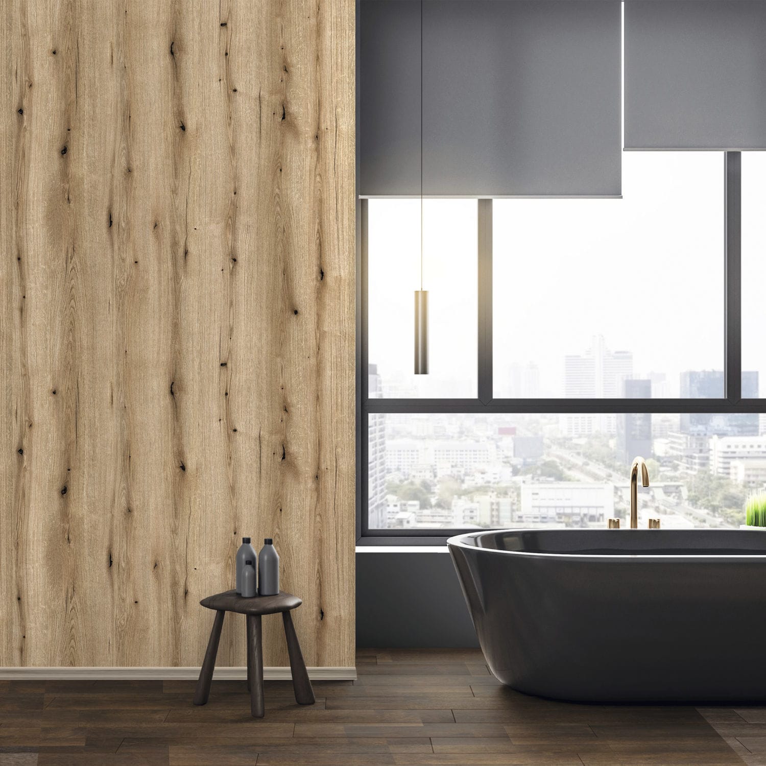 Wall-mounted decorative panel - K365 FN Coast Evoke Oak - Kaindl - for ...