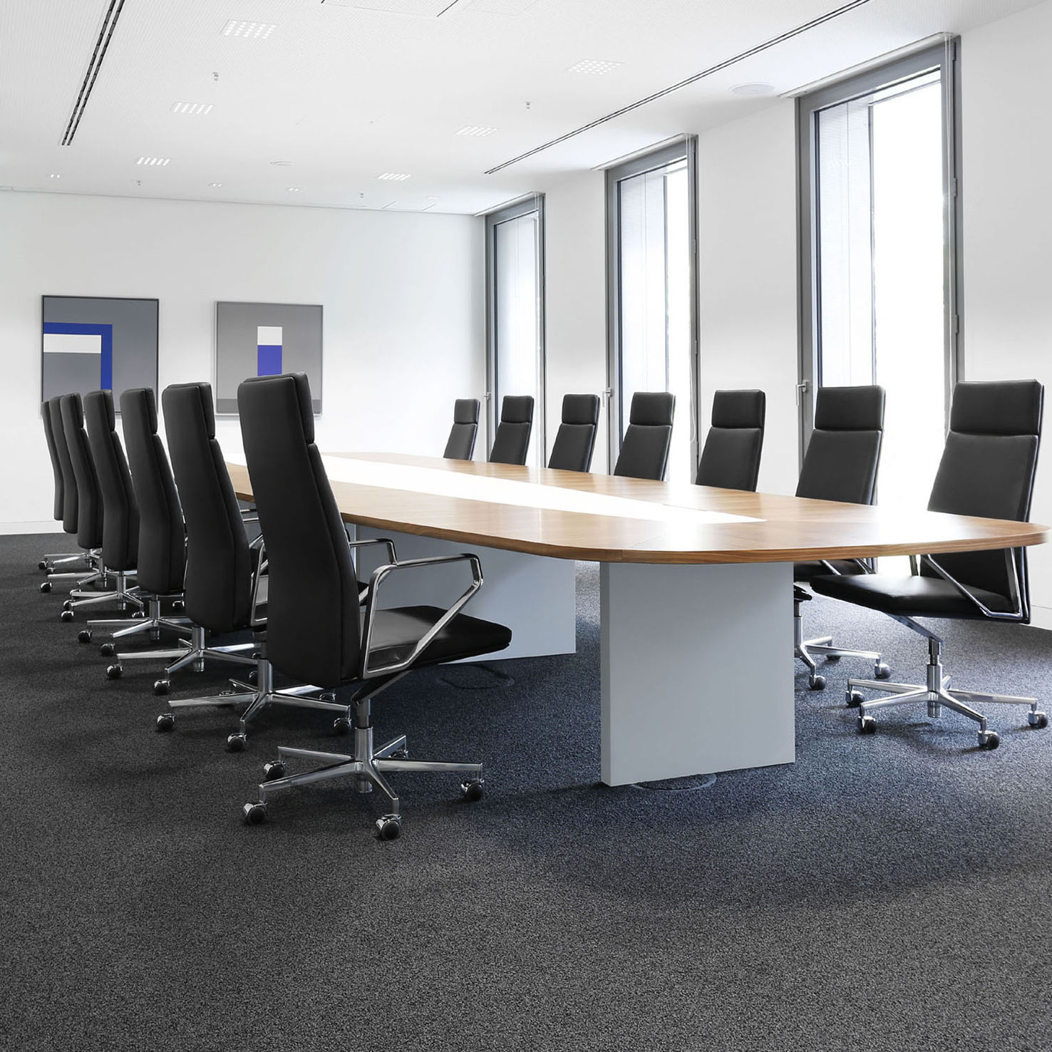 Contemporary conference table - .unit B - Spiegels - wooden / lacquered ...