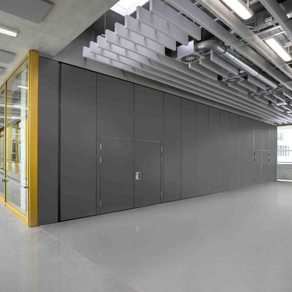 Sliding and stacking partition - PREMIUM - Nuesing - wooden / laminate ...