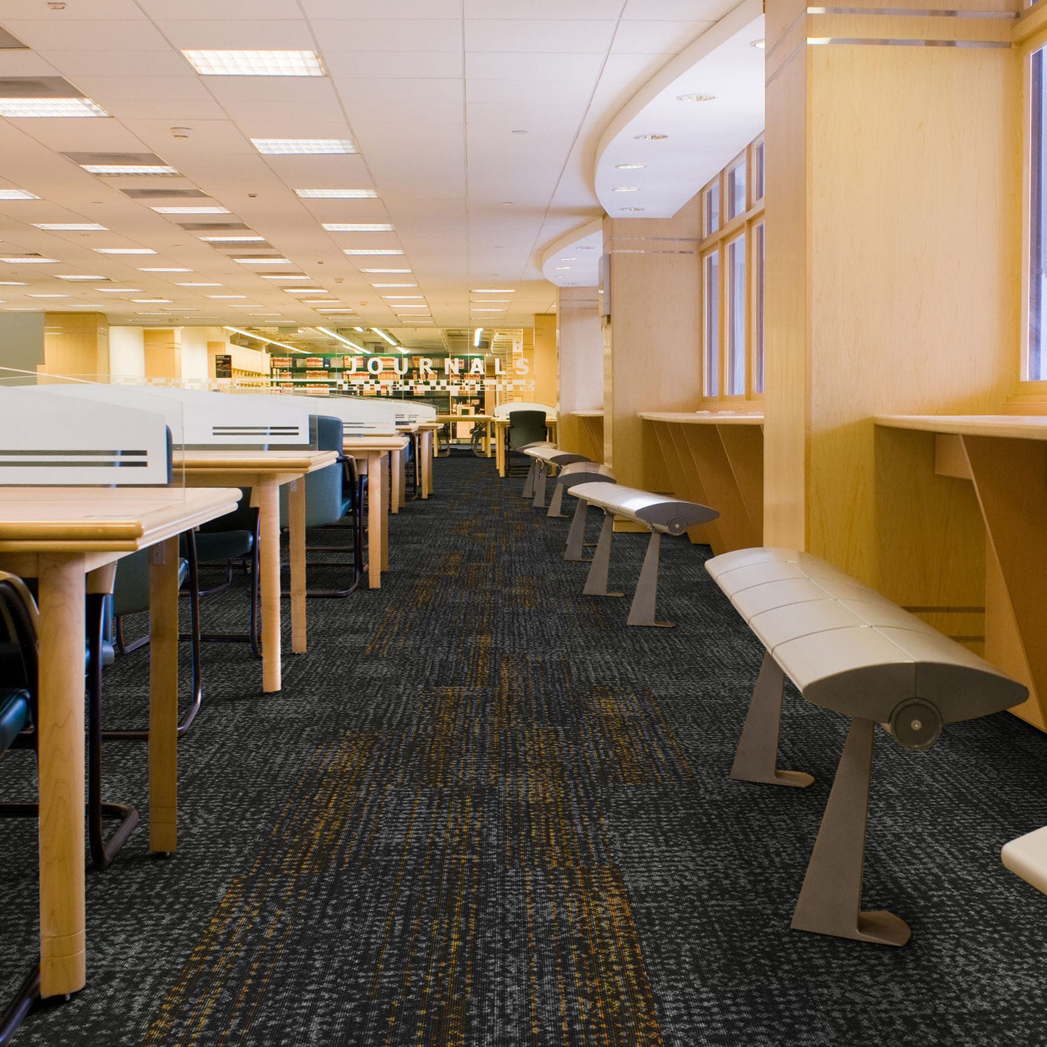 Tufted carpet - ROOTS - Carpets Inter - loop pile / nylon / commercial