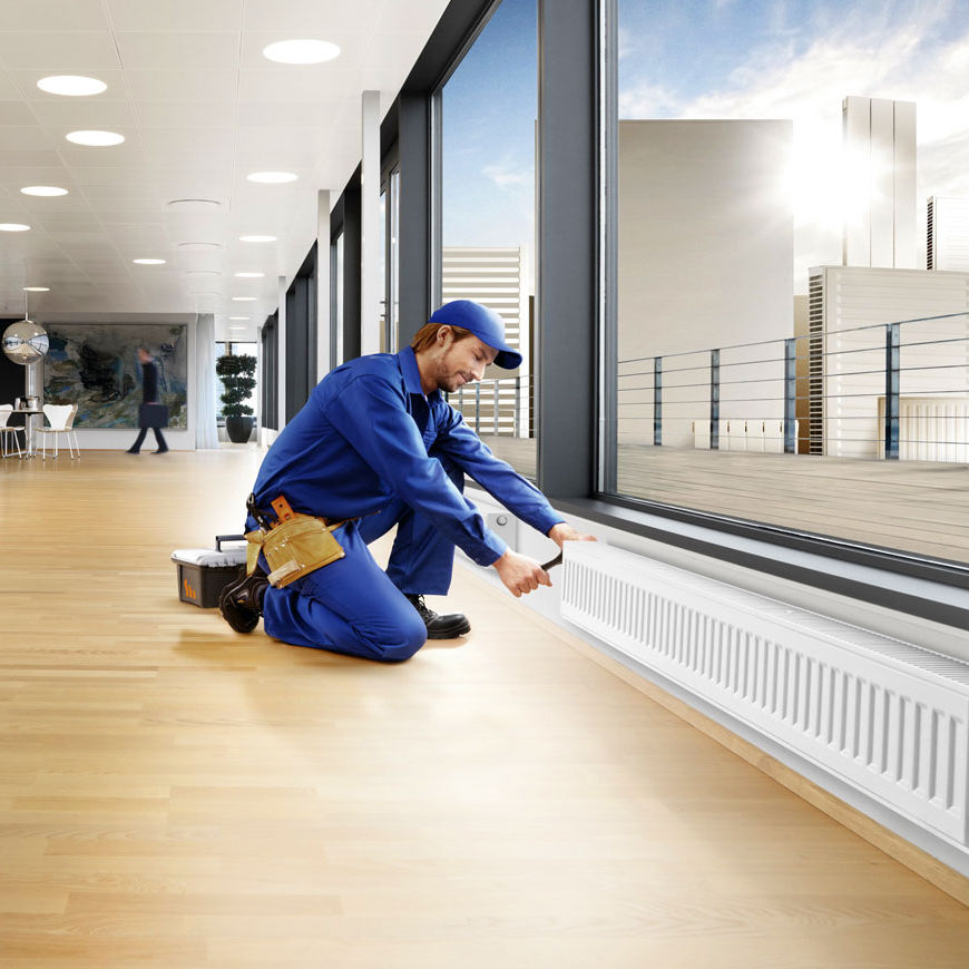 Hot water radiator - INTEGRA PLINTHE - RADSON - 0...500 w / 501 w...750 ...