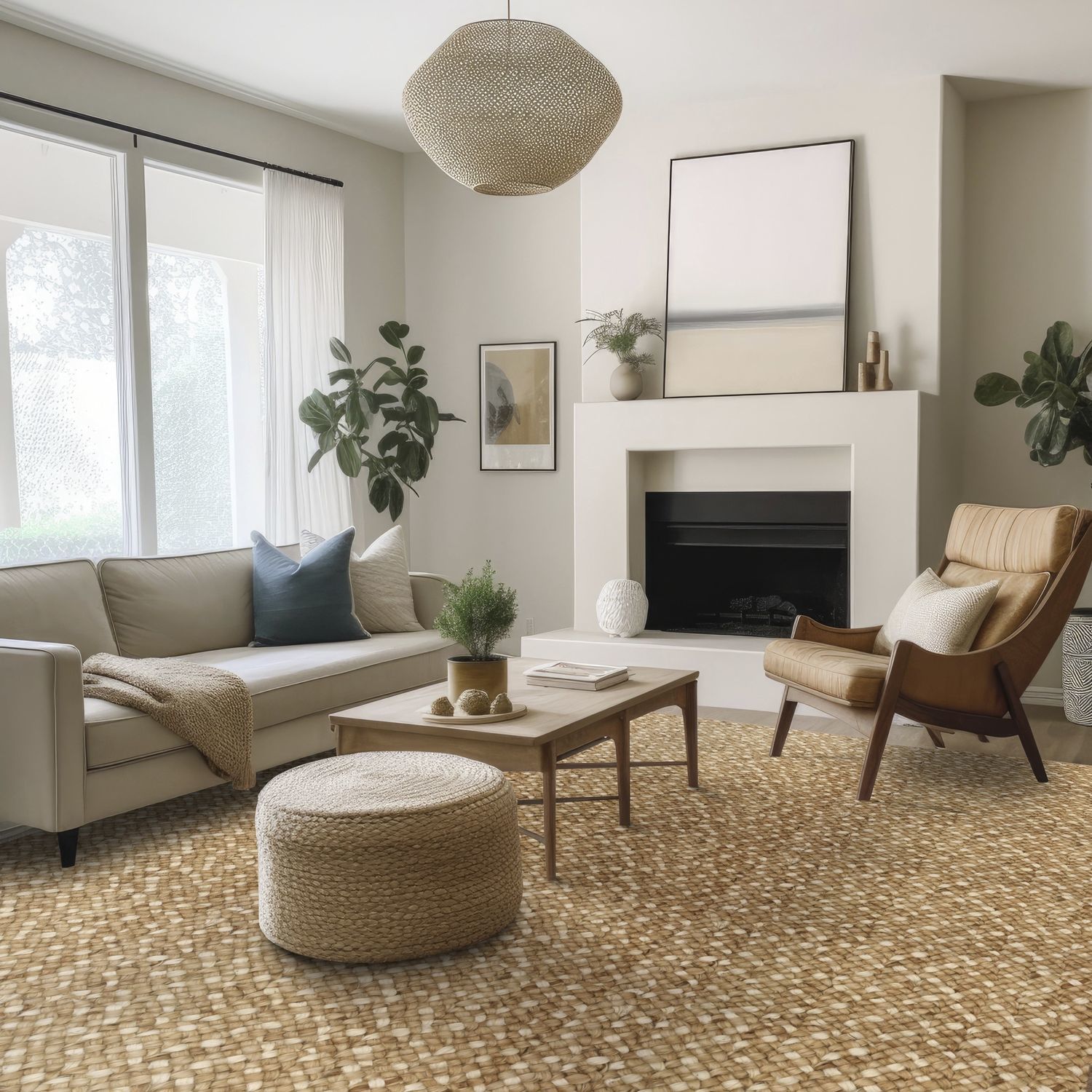 Hand-woven carpet - MOCHIMA - Stanton Carpet Corporation - jute ...
